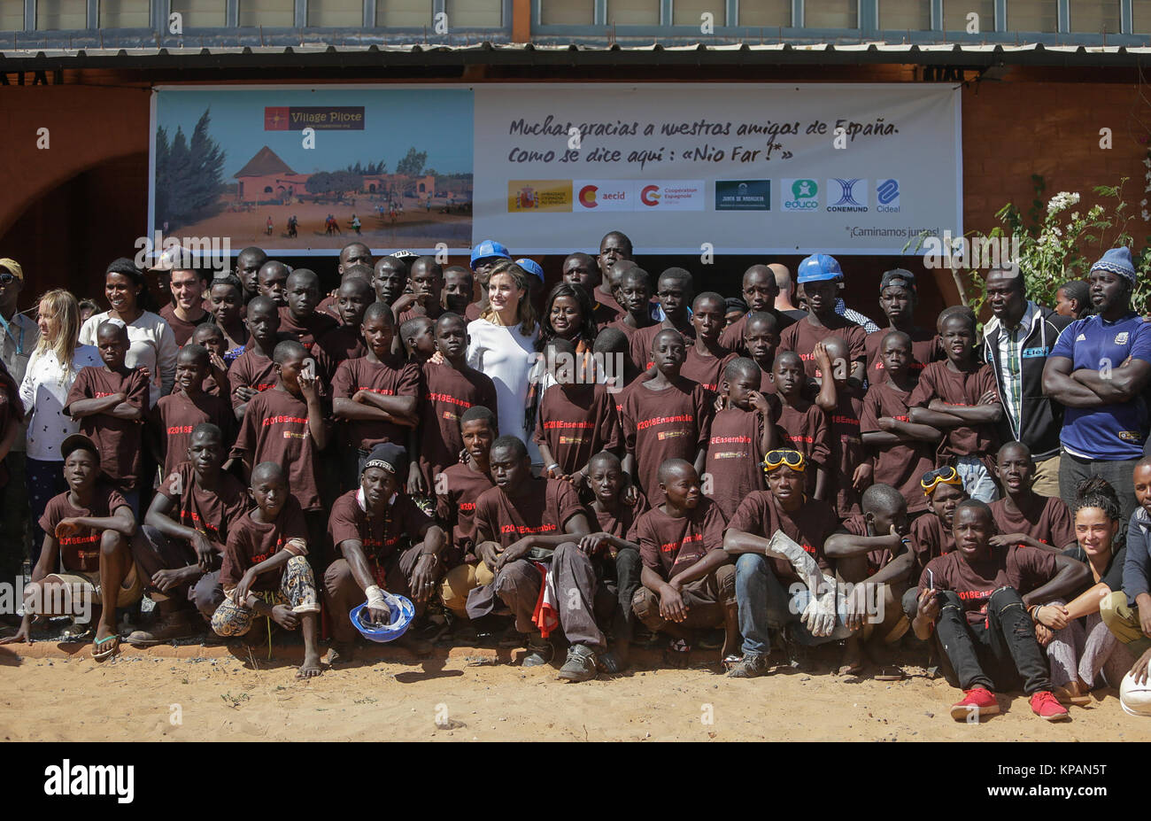 Dakar, Senegal. 14th Dec, 2017. Spanish Queen Letizia Ortiz arriving to ...