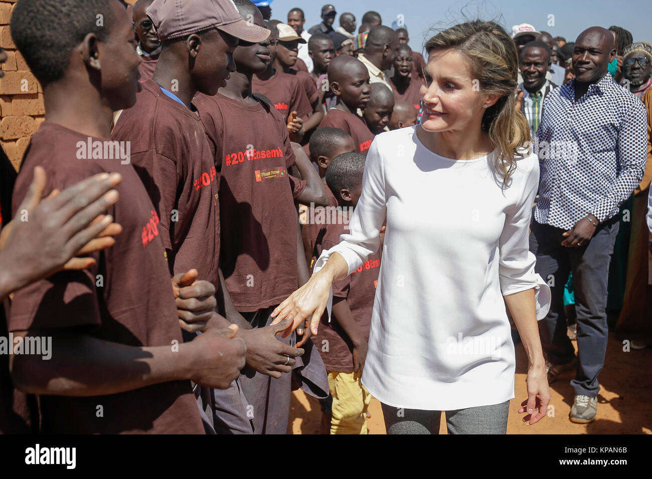 Dakar, Senegal. 14th Dec, 2017. Spanish Queen Letizia Ortiz arriving to ...