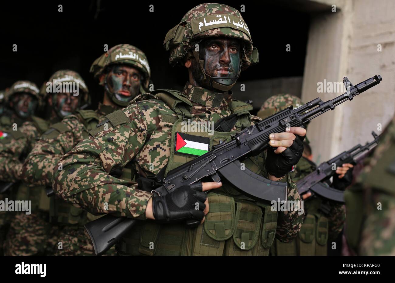 Gaza, Gaza Strip, Palestinian Territory. 14th Dec, 2017. Palestinian ...