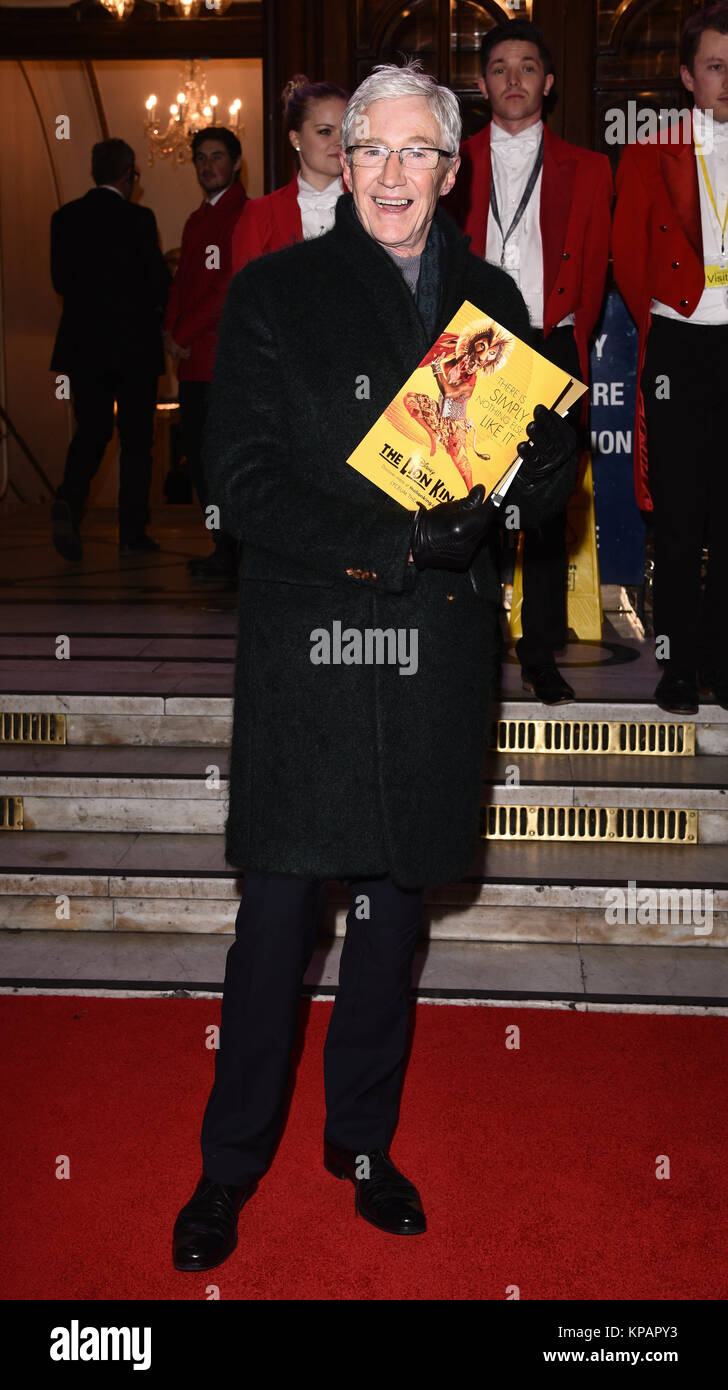 London, UK. Paul O'Grady at Dick Whittington Press Night held at The ...