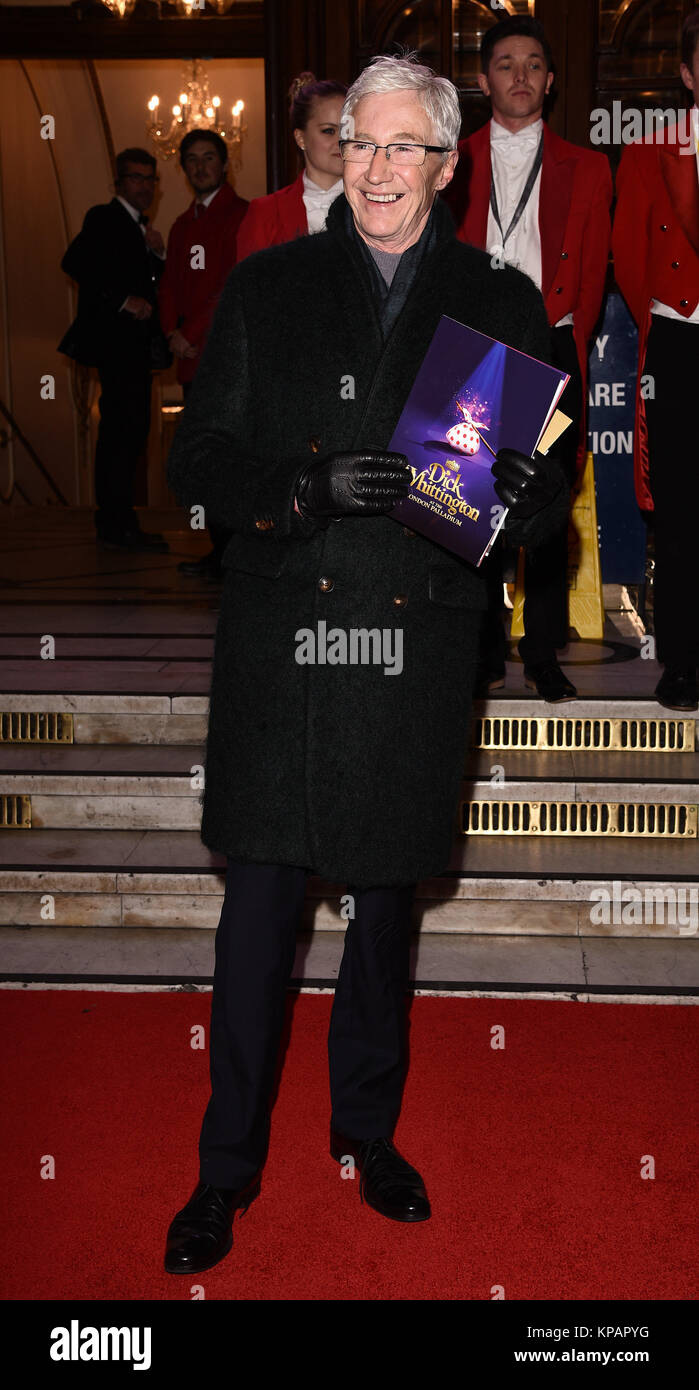 London, UK. Paul O'Grady at Dick Whittington Press Night held at The ...