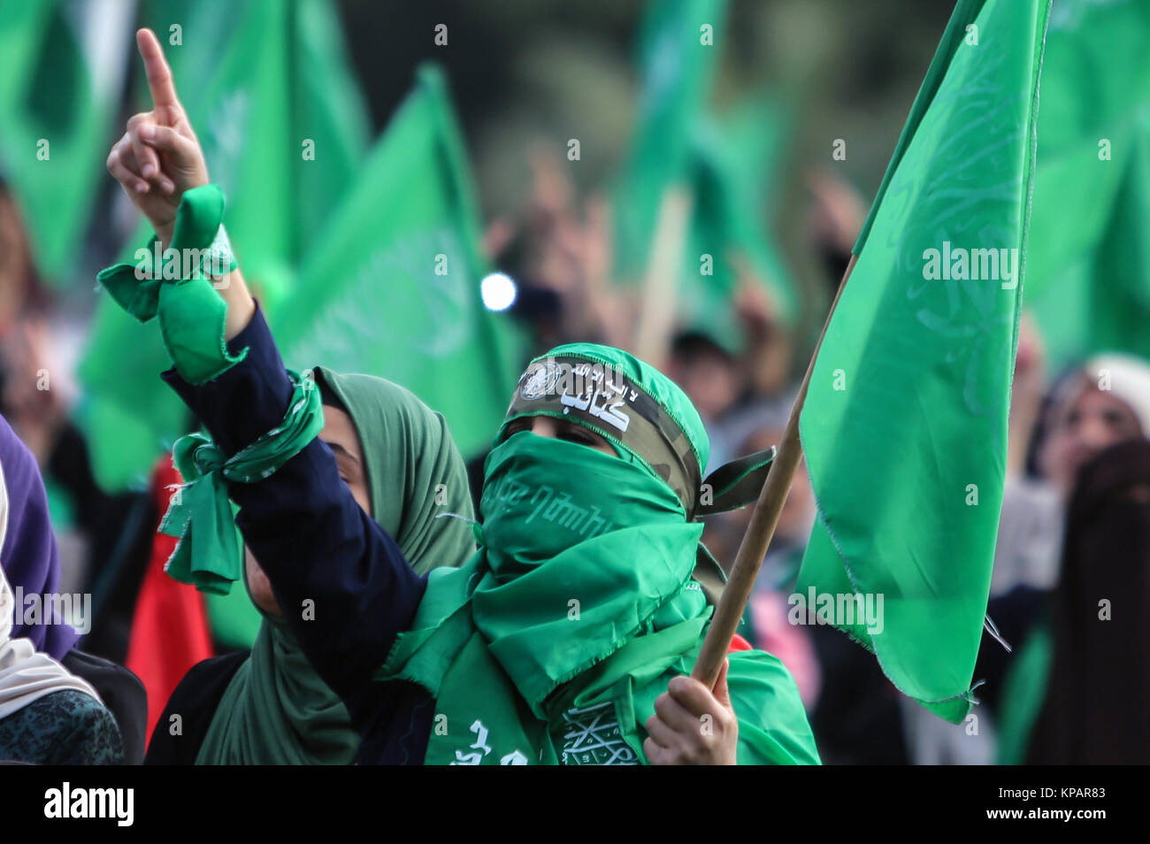Gaza, Gaza Strip, Palestinian Territory. 14th Dec, 2017. Palestinian ...