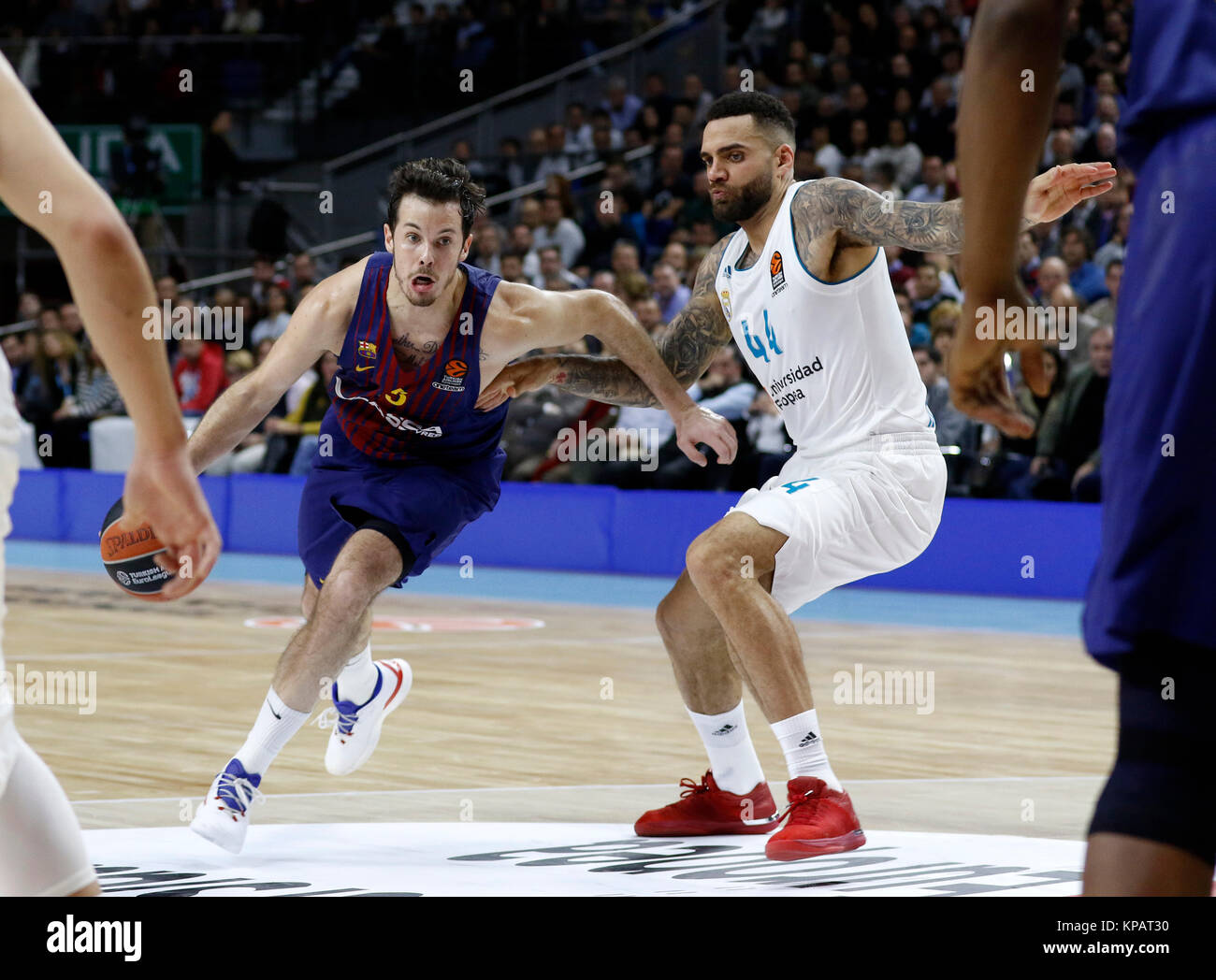 Taylor and Ribas during Real Madrid vs FC Barcelona Lassa Euroleague ...