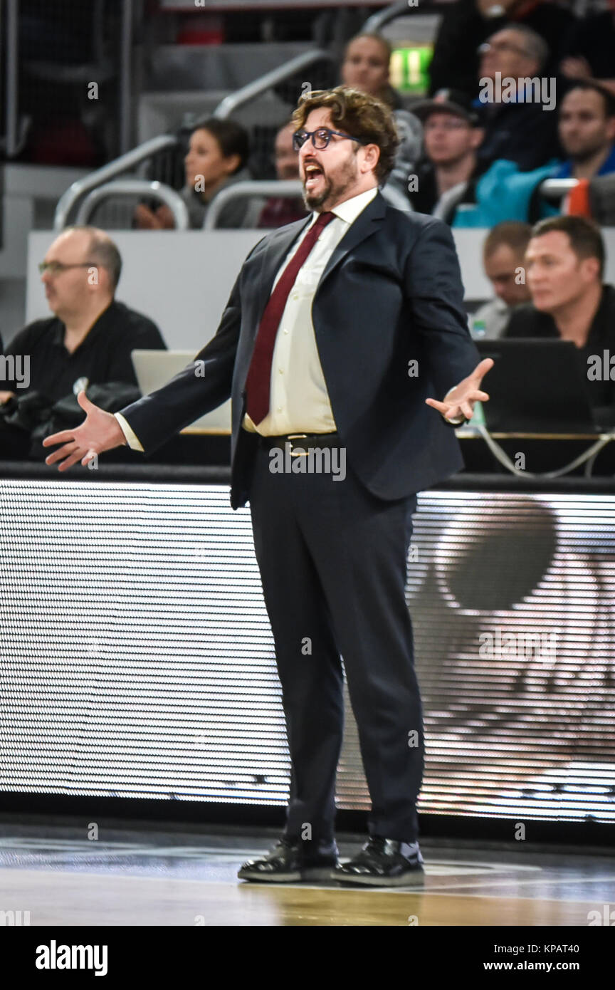 Bamberg, Deutschland. 14th Dec, 2017. Deutschland, Bamberg, Brose Arena ...