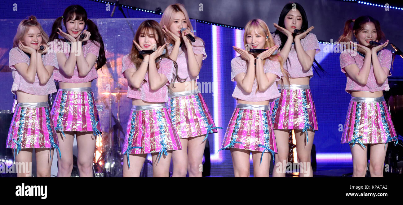 15th Dec, 2017. S. Korean girl group Hash Tag South Korean girl group ...