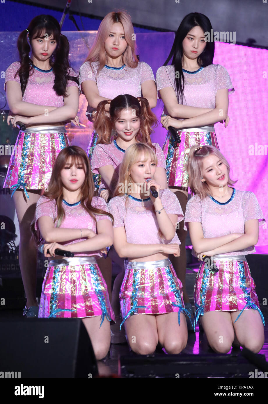 15th Dec, 2017. S. Korean girl group Hash Tag South Korean girl group ...