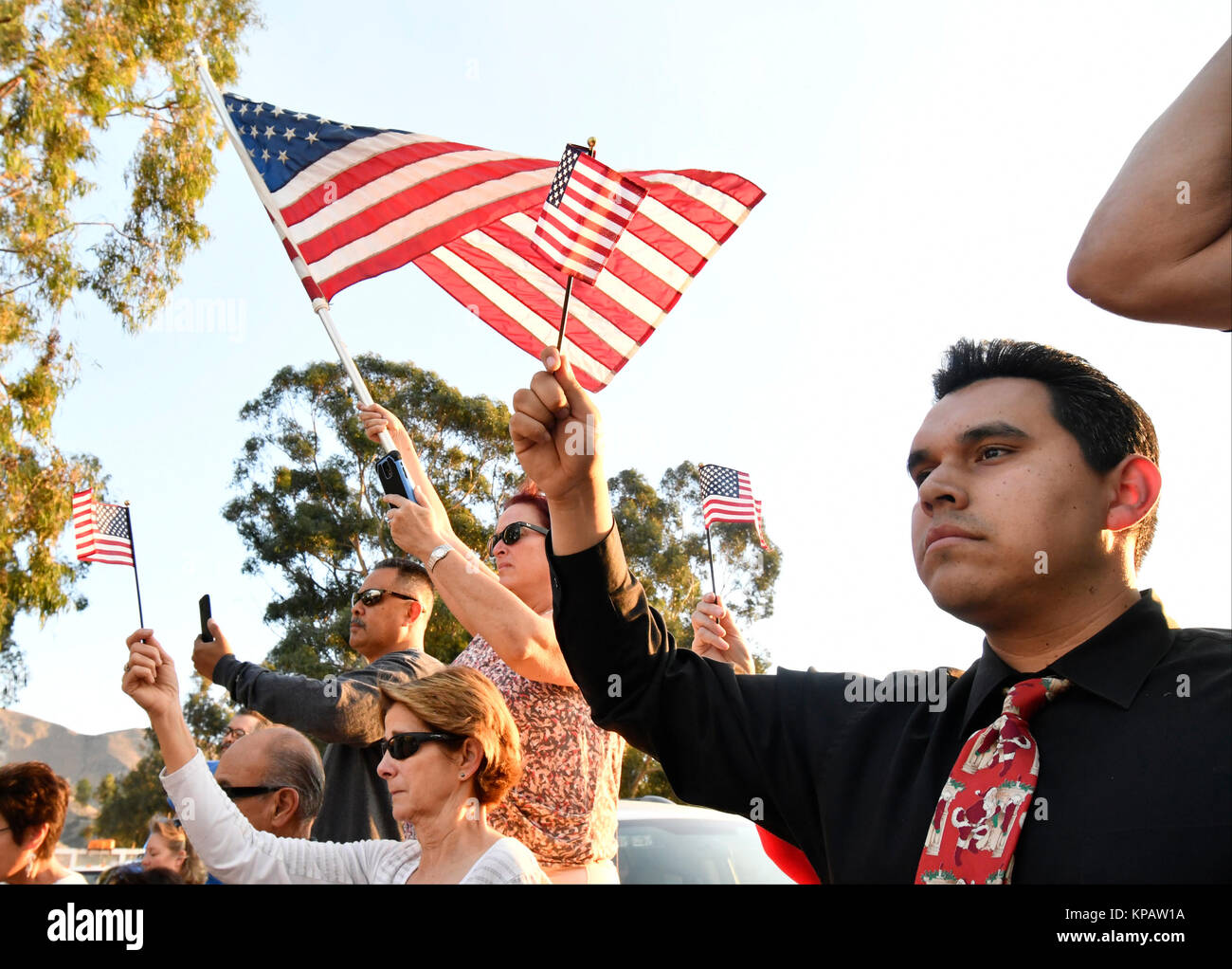 Funeral procession fire chief hi-res stock photography and images - Alamy