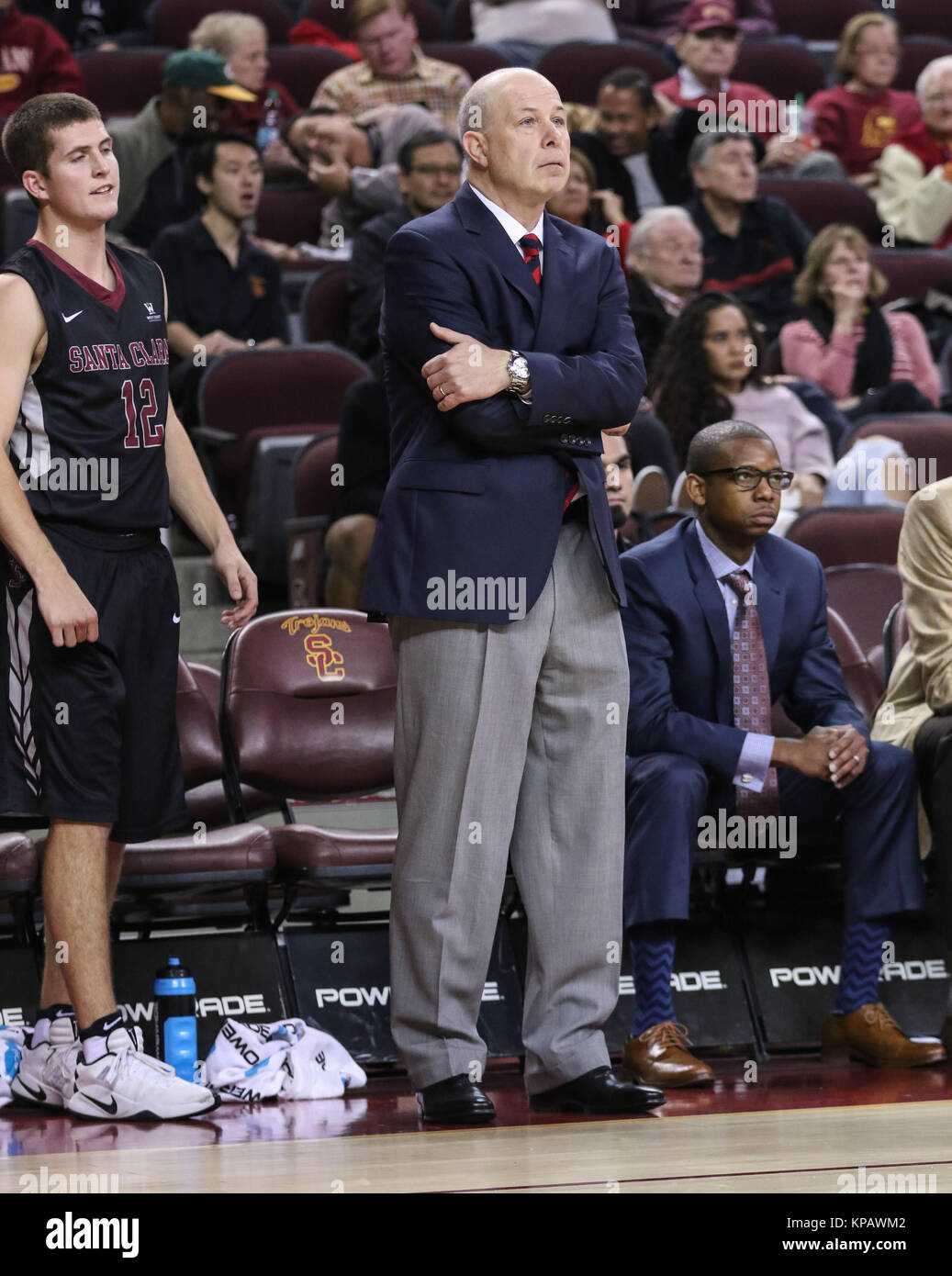 Los Angeles, CA, USA. 14th Dec, 2017. Santa Clara Broncos head coach ...