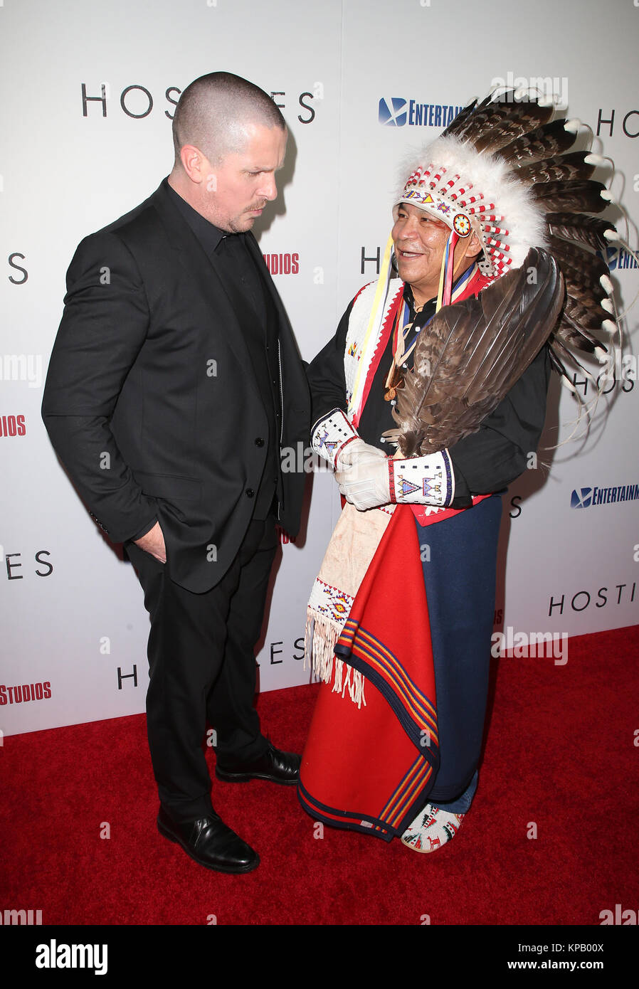 Beverly Hills, Ca. 14th Dec, 2017. Christian Bale, Chief Phillip ...