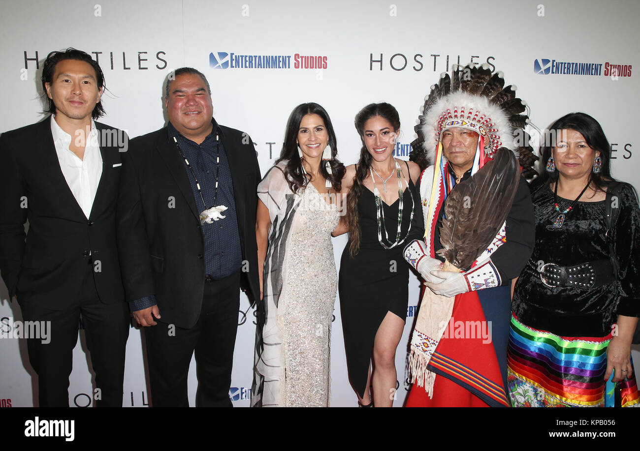 Beverly Hills, Ca. 14th Dec, 2017. Ken Kao, Joely Browfit, Chris Eyre ...