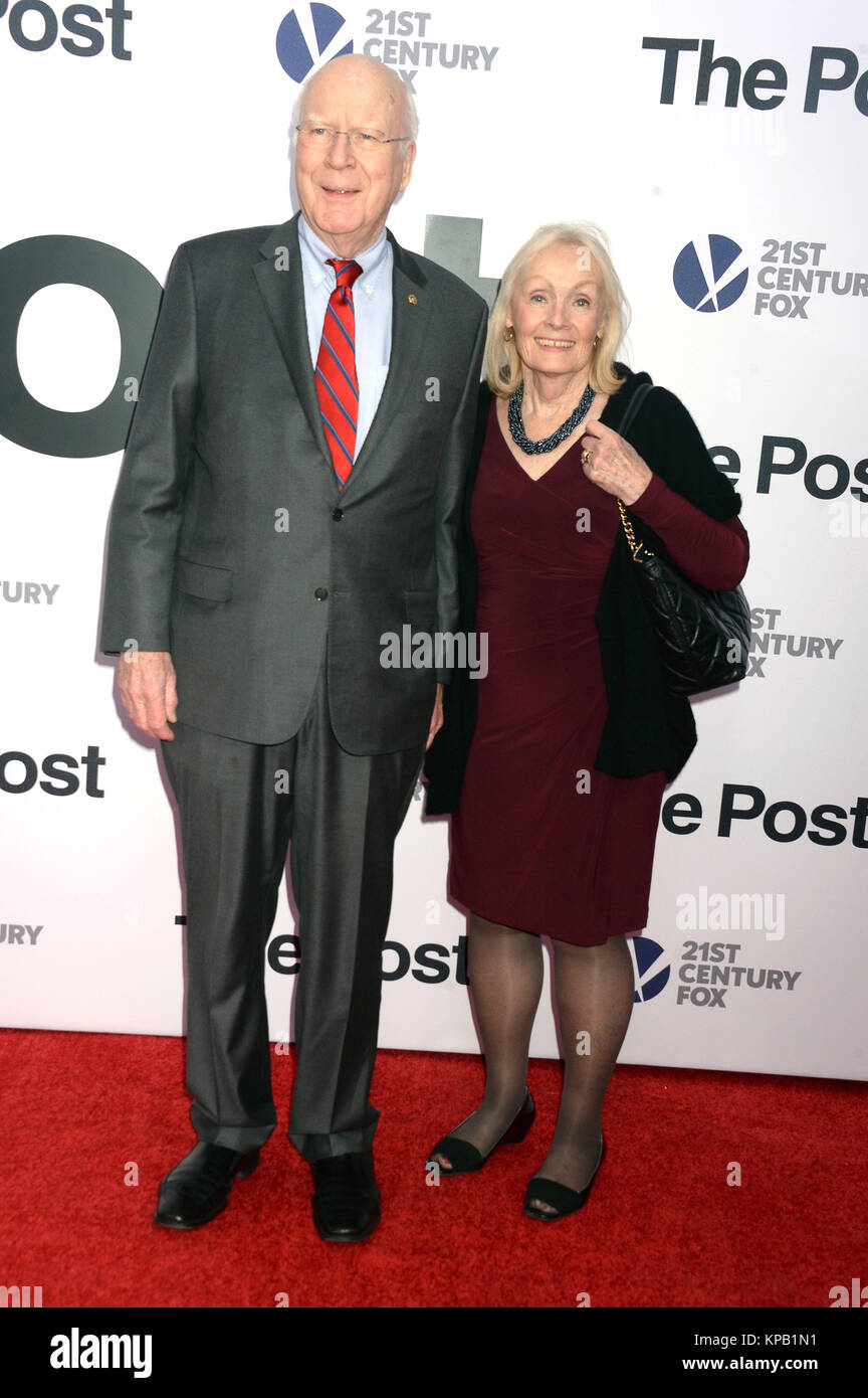 U.S. Senator Patrick Leahy and his wife Marcelle Pomerleau attend 'The ...