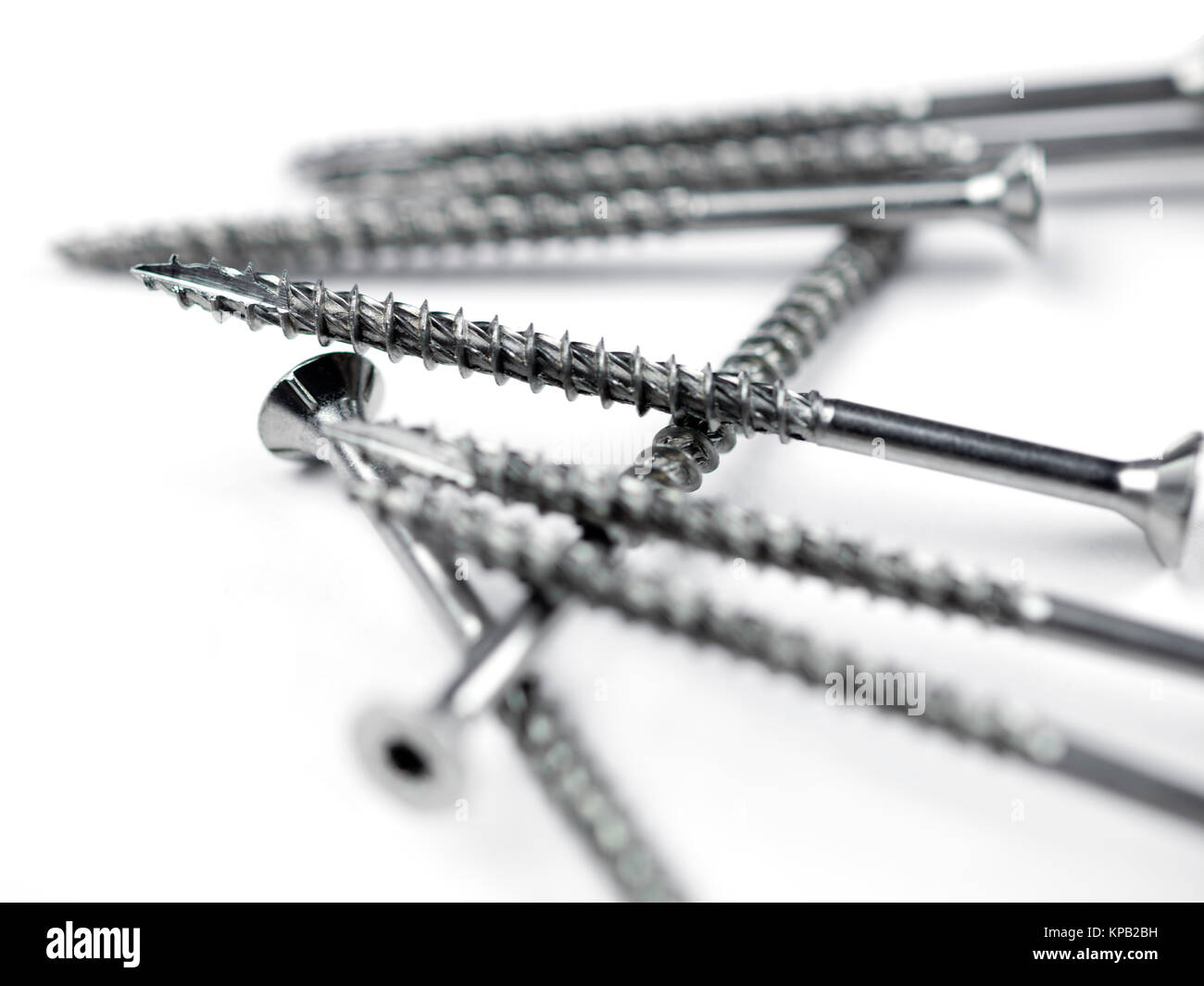 Closer Pile of Screws Stock Photo - Alamy