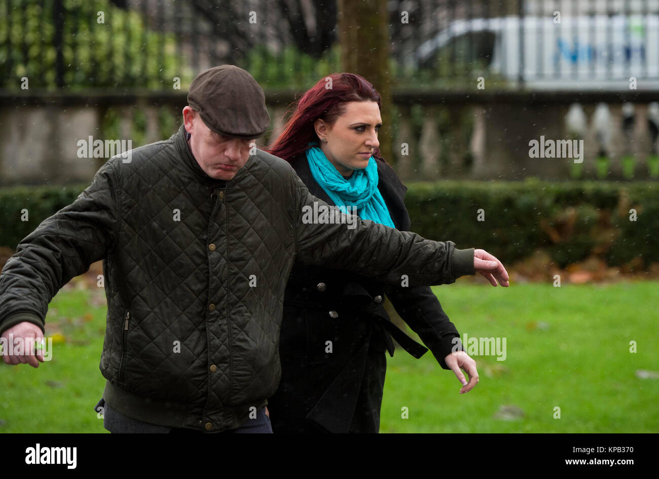 Deputy leader of the far right group Britain First Jayda Fransen ...
