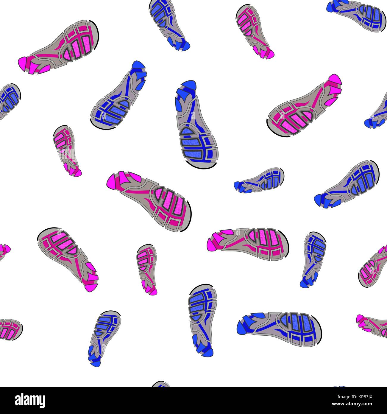 Clean Sport Shoe Seamless Imprints Stock Vector Image & Art - Alamy