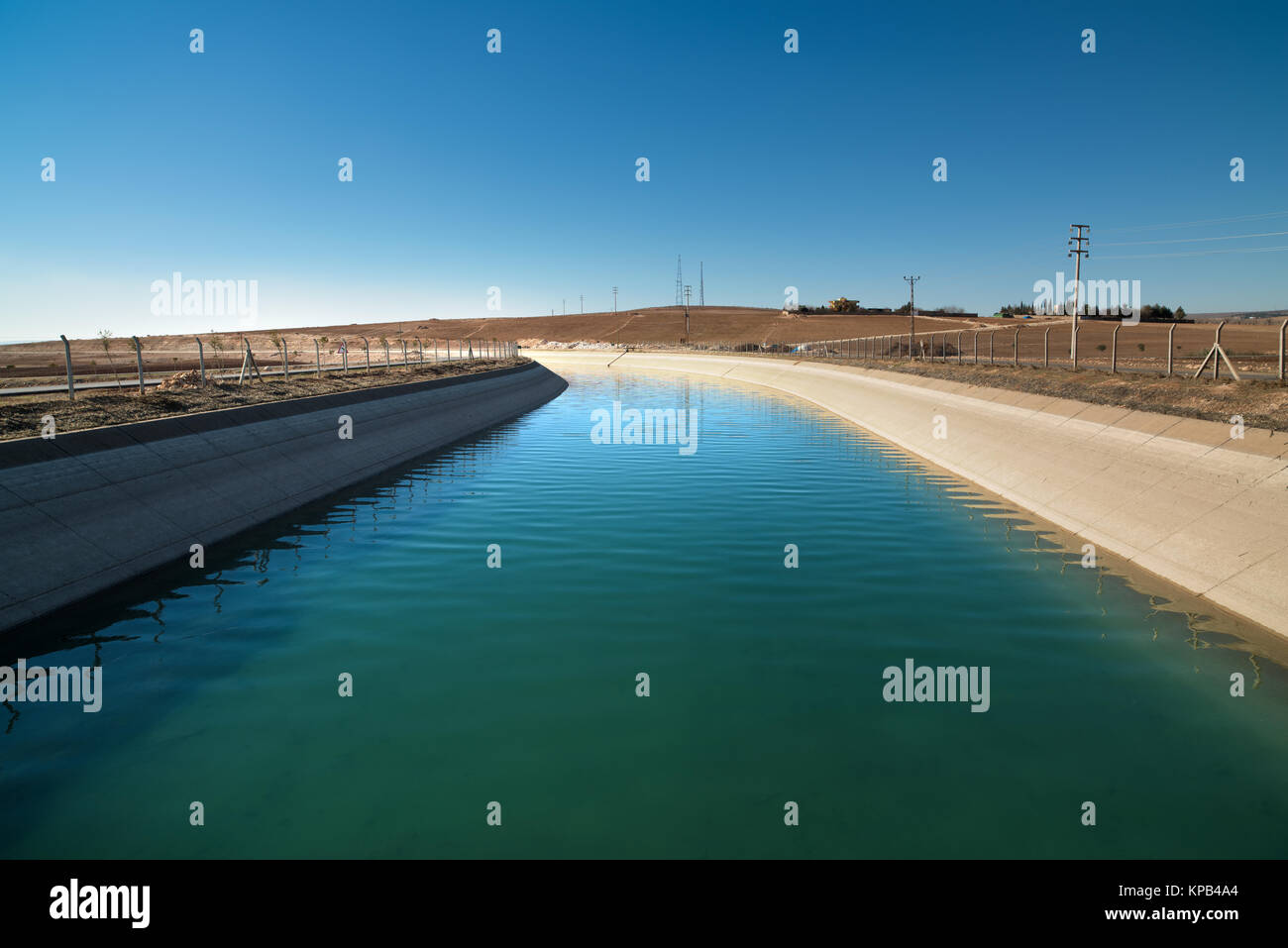 Field and water channel hi-res stock photography and images - Alamy
