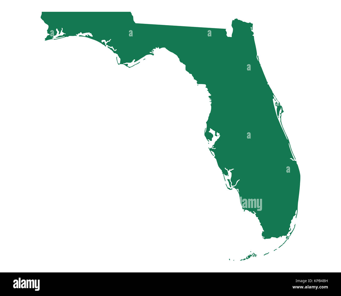Map of Florida Stock Photo - Alamy