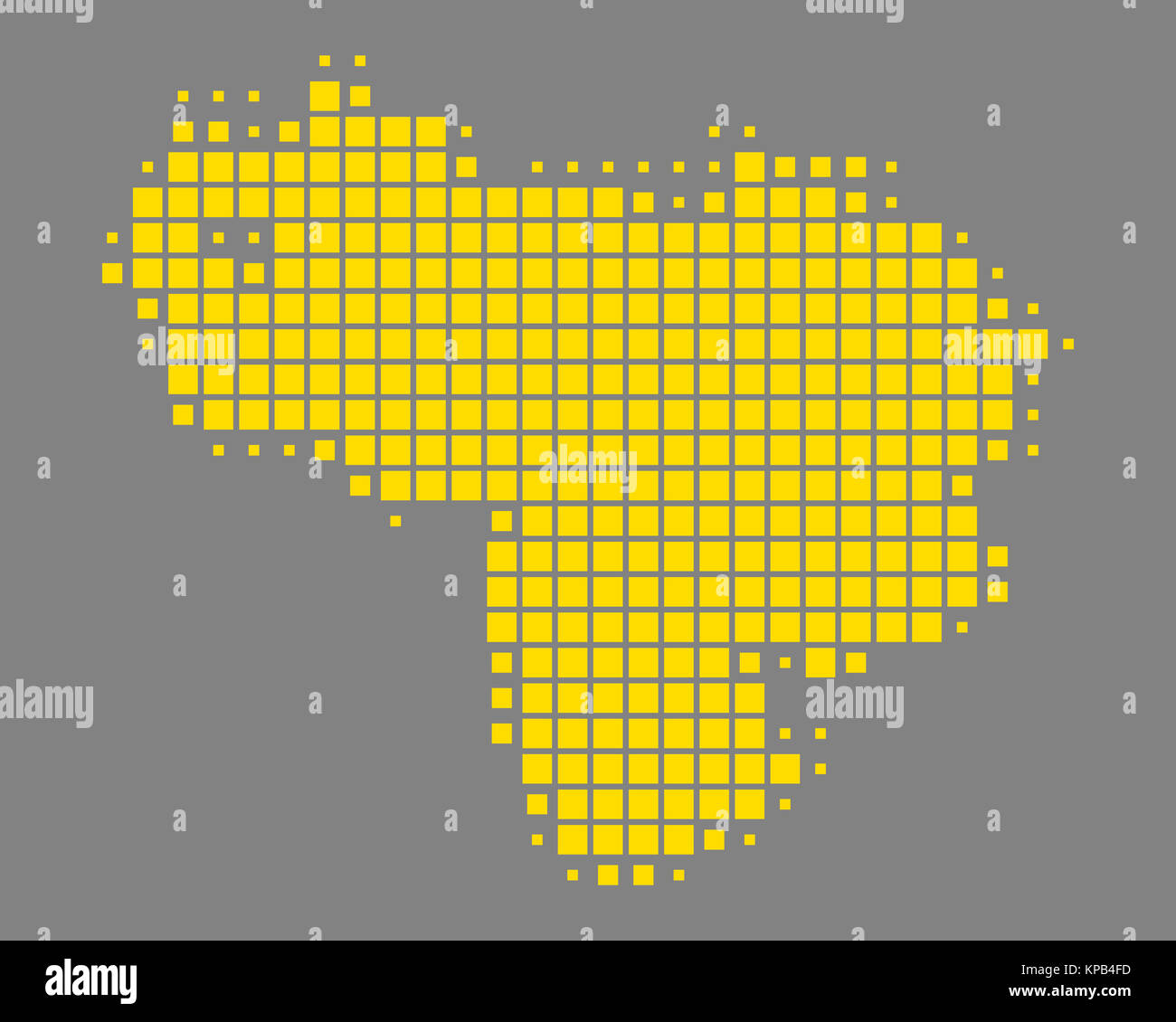 Map of Venezuela Stock Photo - Alamy