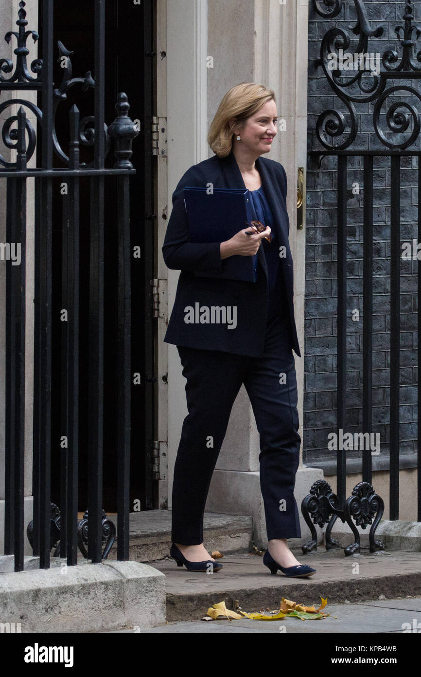 London, UK. 22nd November, 2017. Amber Rudd MP, Secretary of State for ...