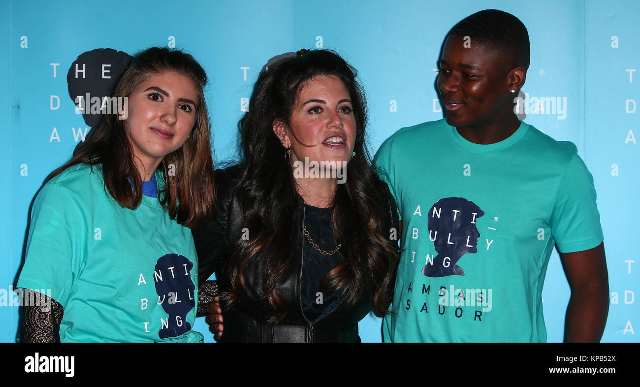 Monica Lewinsky joins other celebrities at an event during Anti ...