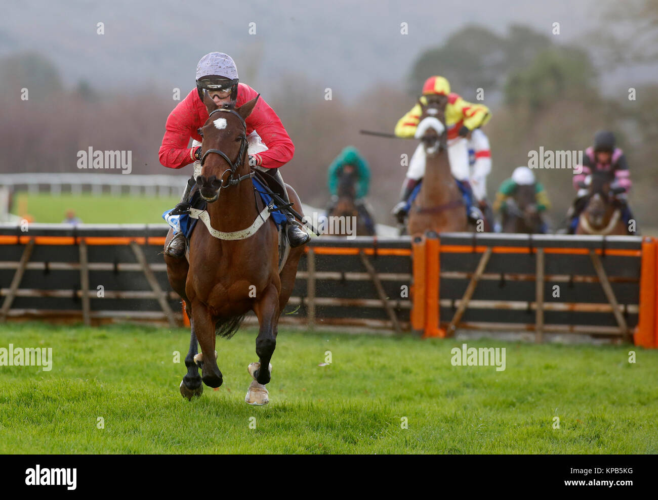 Our Merlin and Harry Cobden clear the last flight before going on to ...