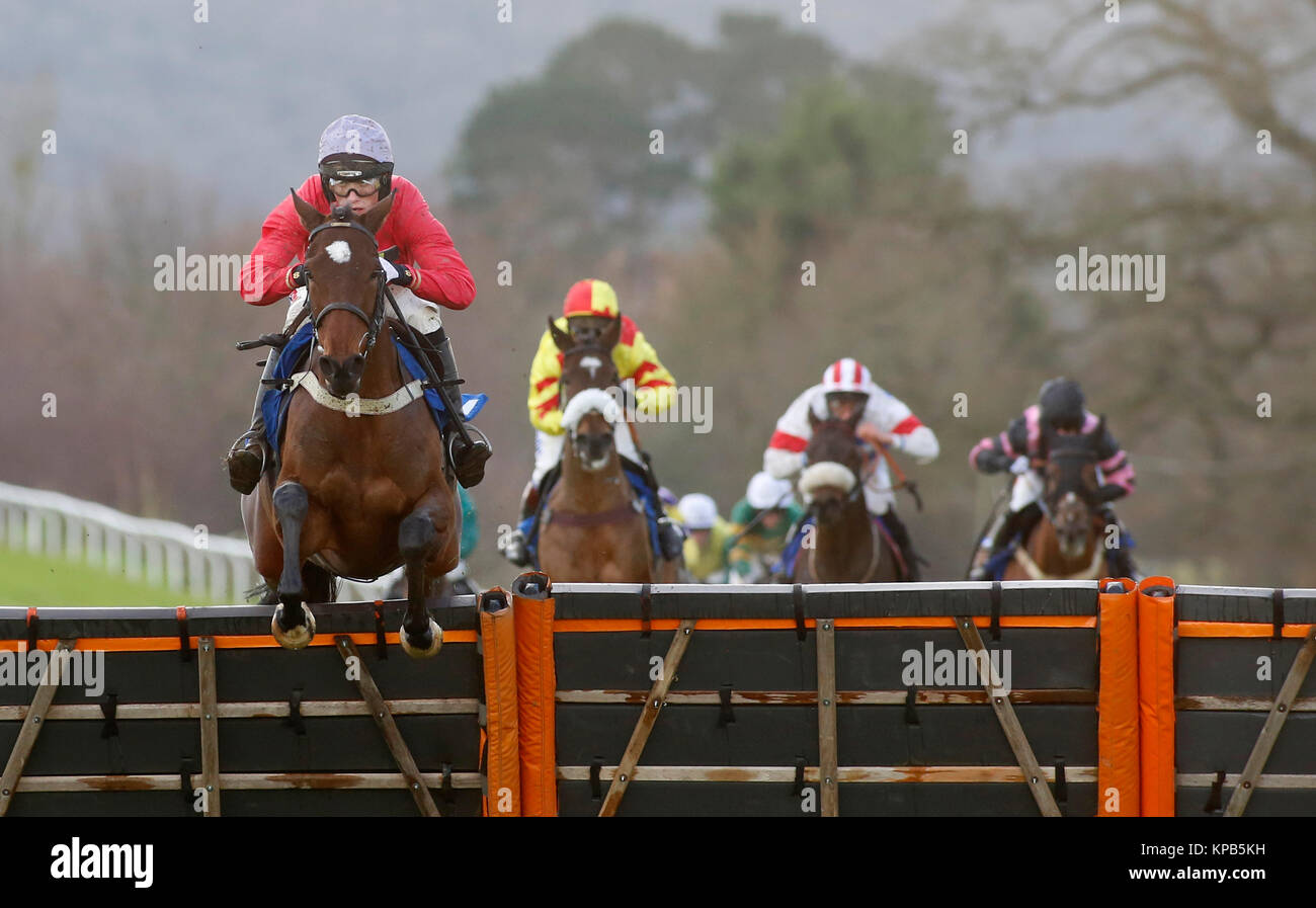 Our Merlin and Harry Cobden clear the last flight before going on to ...