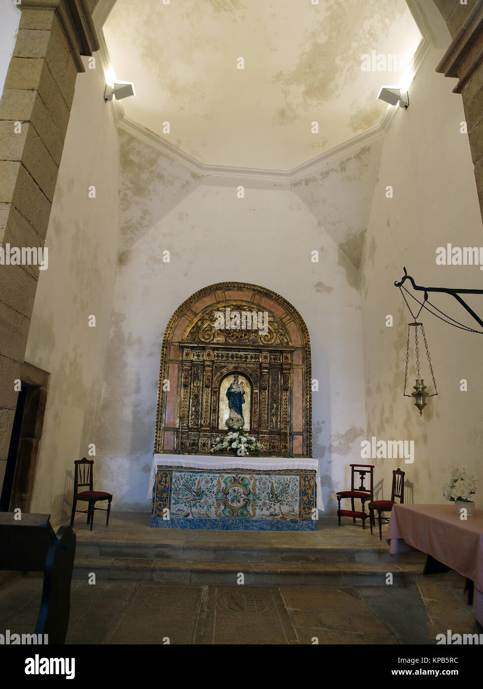 Sagres Point - Retable in the church Stock Photo - Alamy