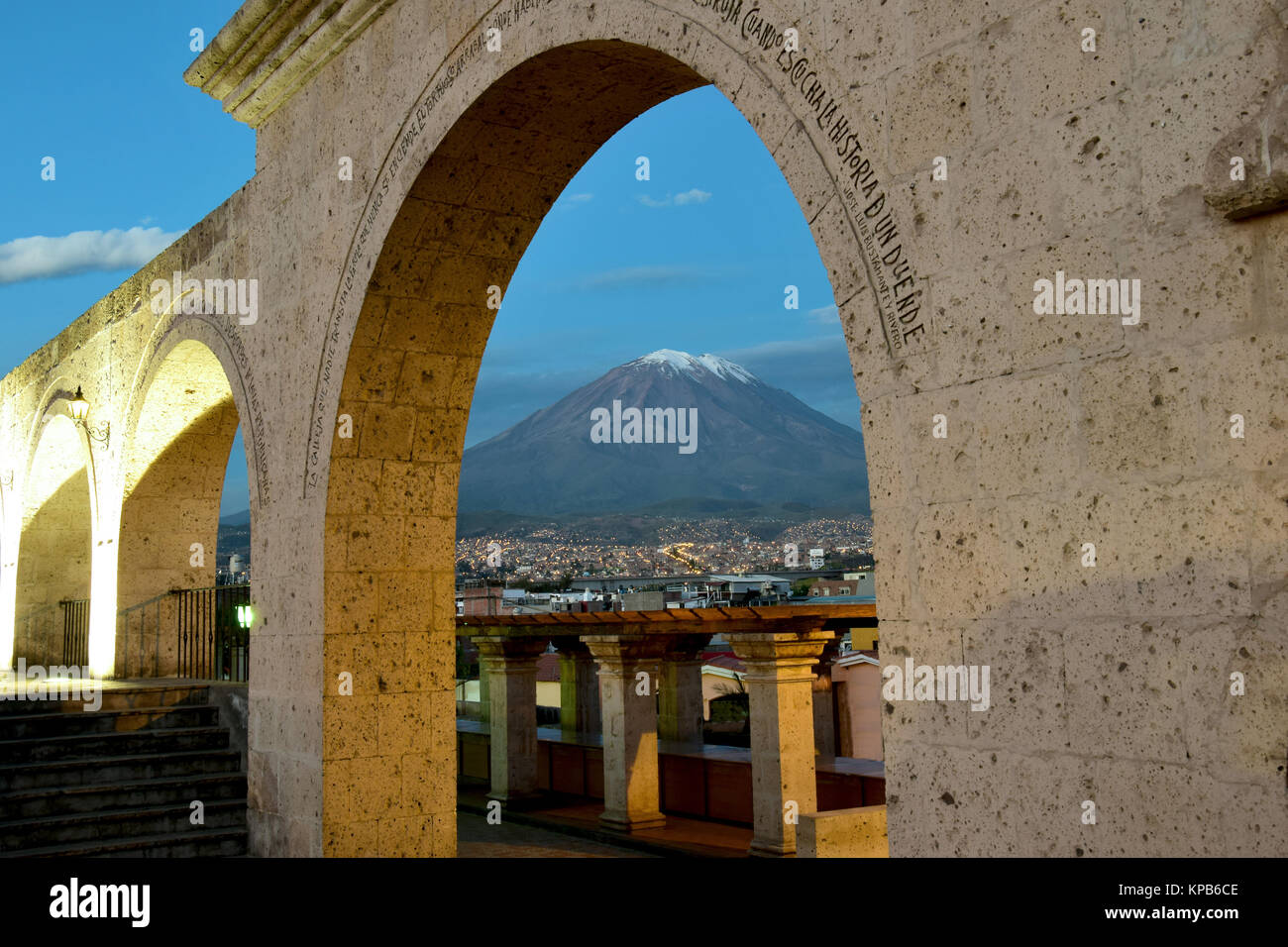 Andes mountains misti volcano hi-res stock photography and images - Alamy