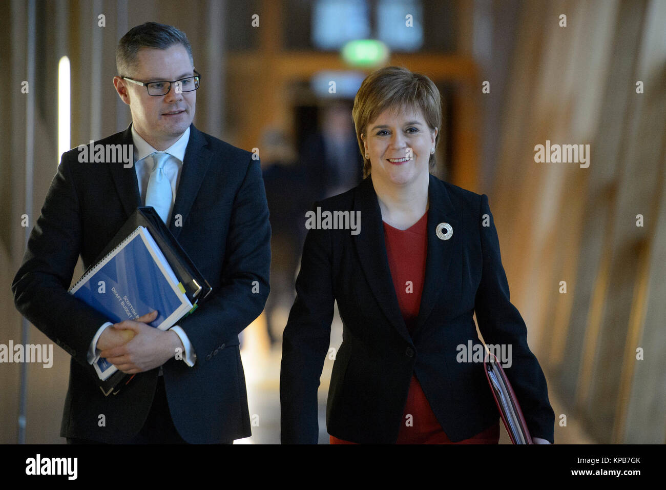 First Minister Nicola Sturgeon and Finance Secretary Derek Mackay ...
