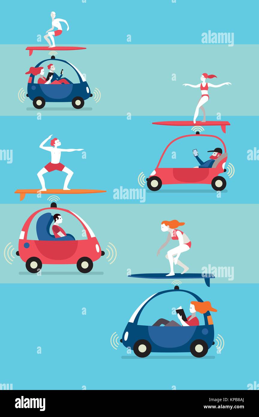 Autonomous cars hi-res stock photography and images - Alamy