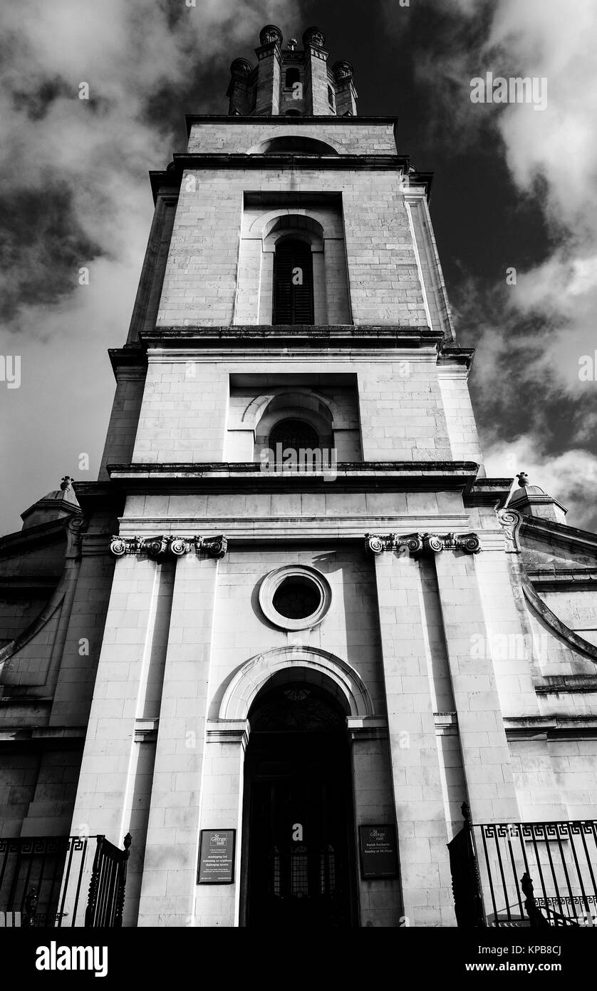 St George in the East Stock Photo - Alamy