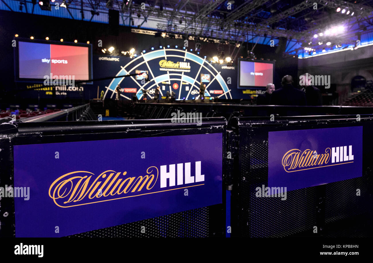 General view of venue during day one of the William Hill World Darts ...