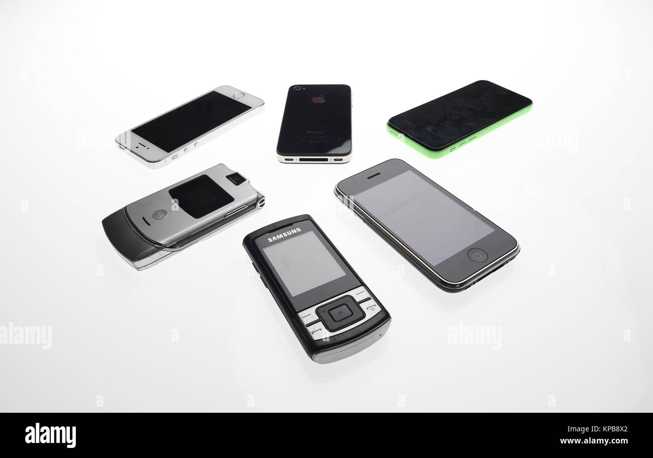 Mixture phones hi-res stock photography and images - Alamy
