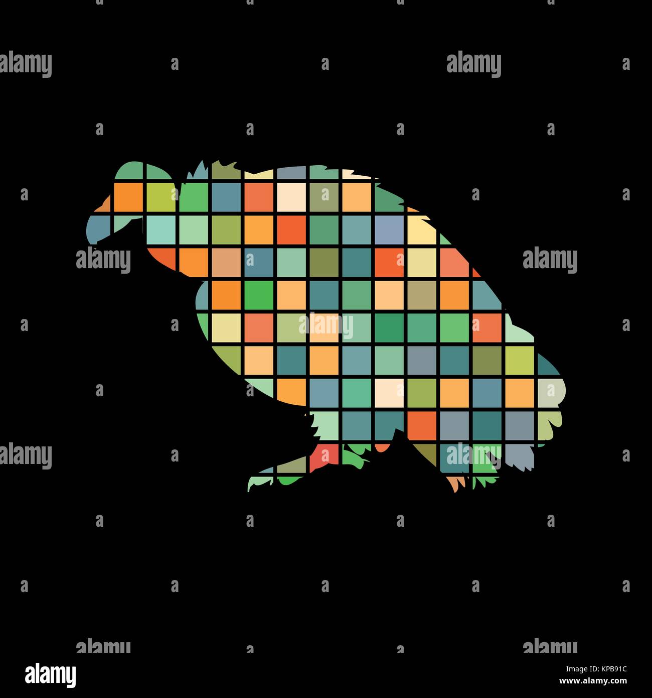 Griffon wild bird prey Stock Vector Images - Alamy