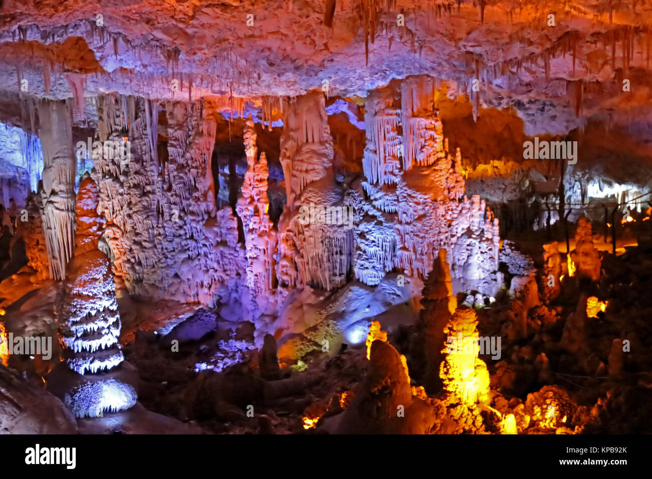 BEIT-SHEMESH, ISRAEL - SEPTEMBER 23, 2017: Avshalom Cave, also known as ...