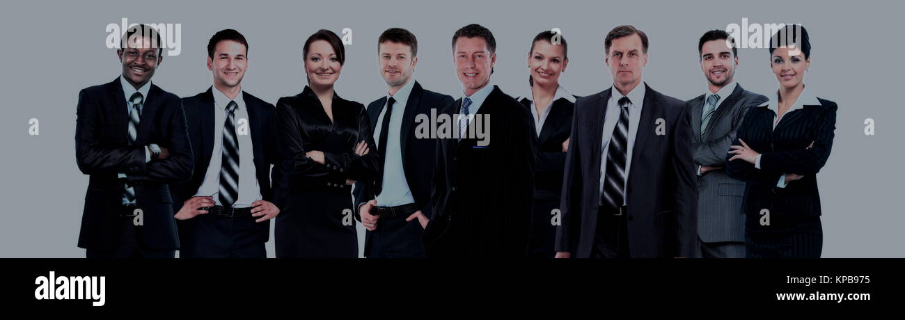 Young attractive business people - the elite business team Stock Photo ...