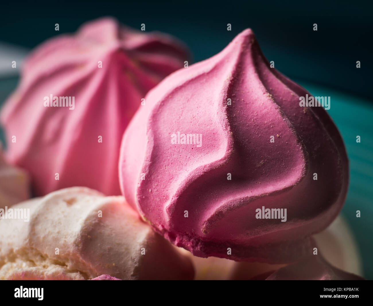 Macro shot of colorful meringue sweets. Texture Stock Photo - Alamy
