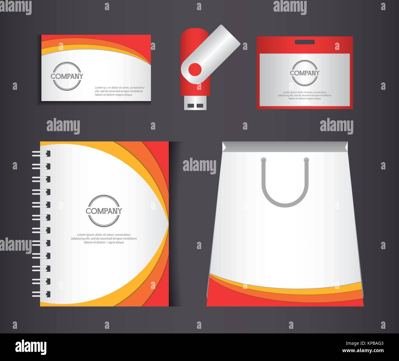 business printed advertising items Stock Vector Image & Art - Alamy