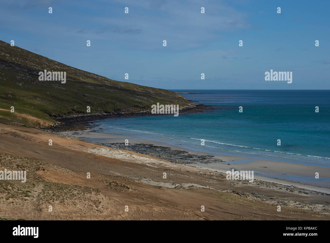 The Neck on Saunders Island in the Falkland Islands; home to multiple ...