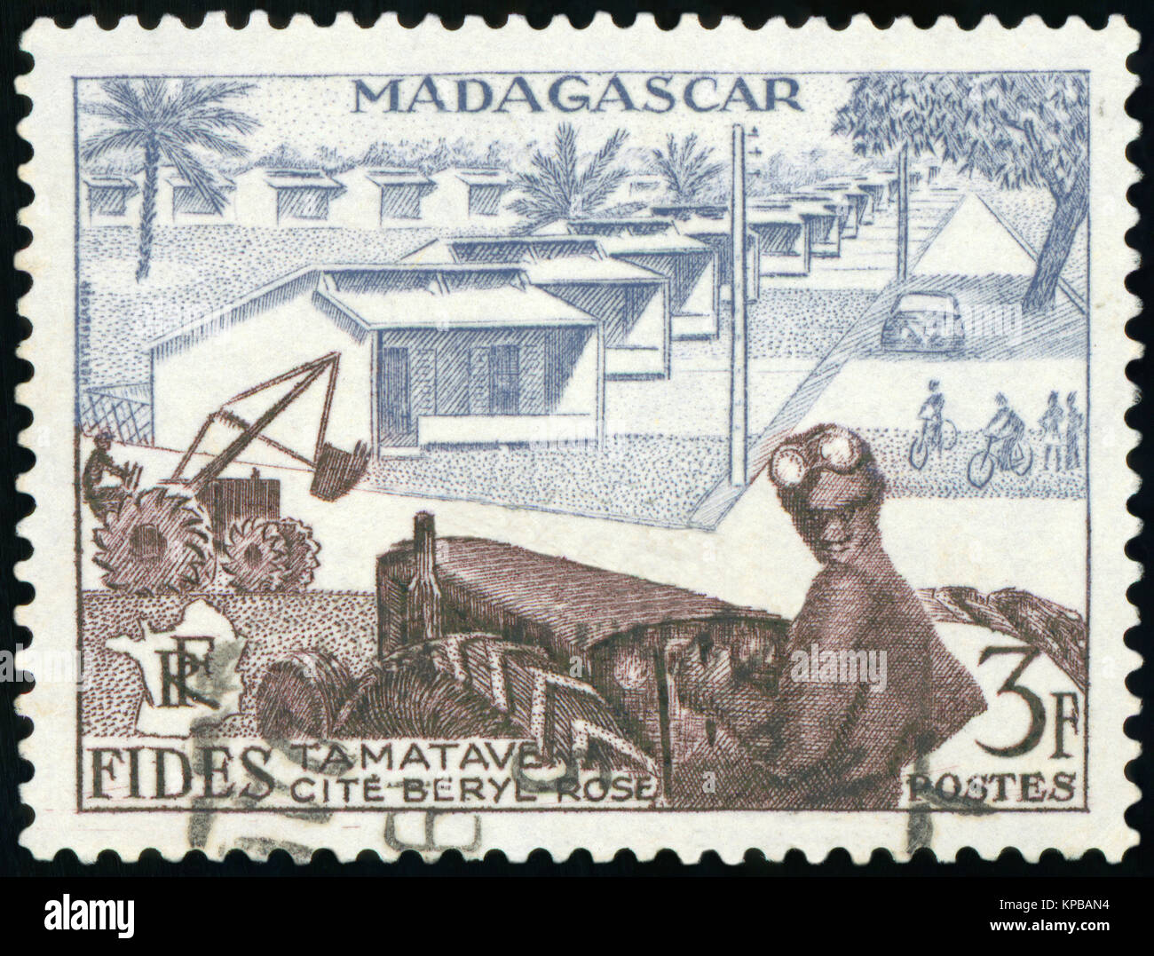 Postage stamp madagascar hi-res stock photography and images - Alamy