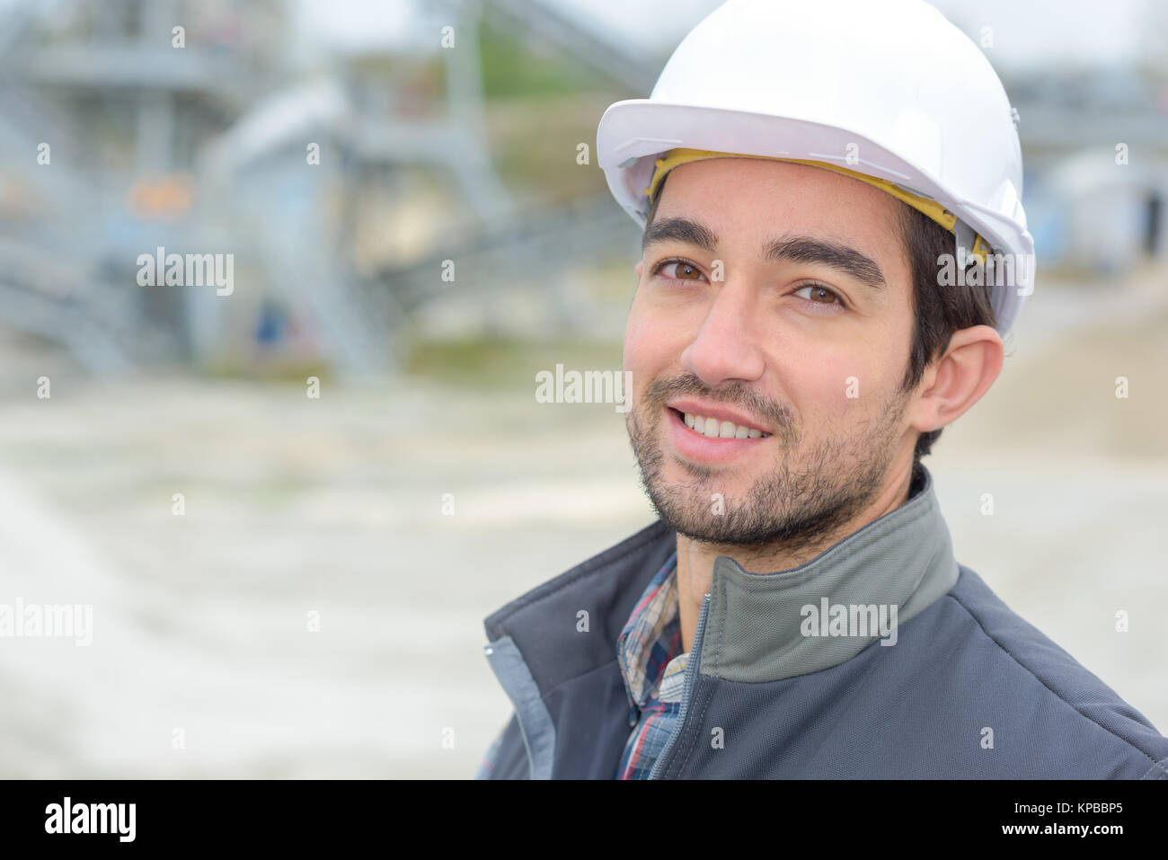 a contented worker Stock Photo - Alamy