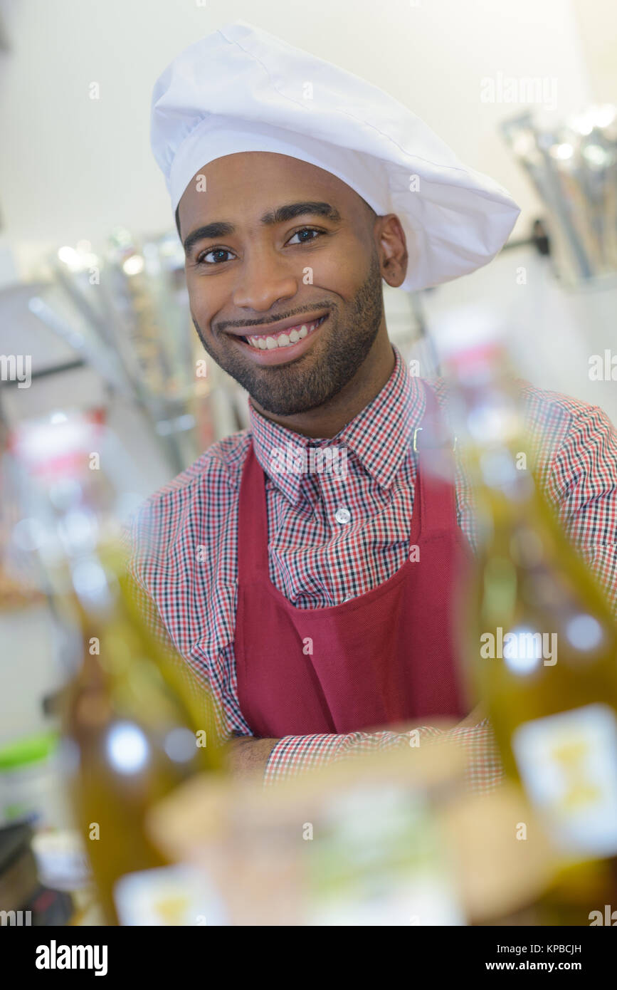portrait male chef Stock Photo - Alamy