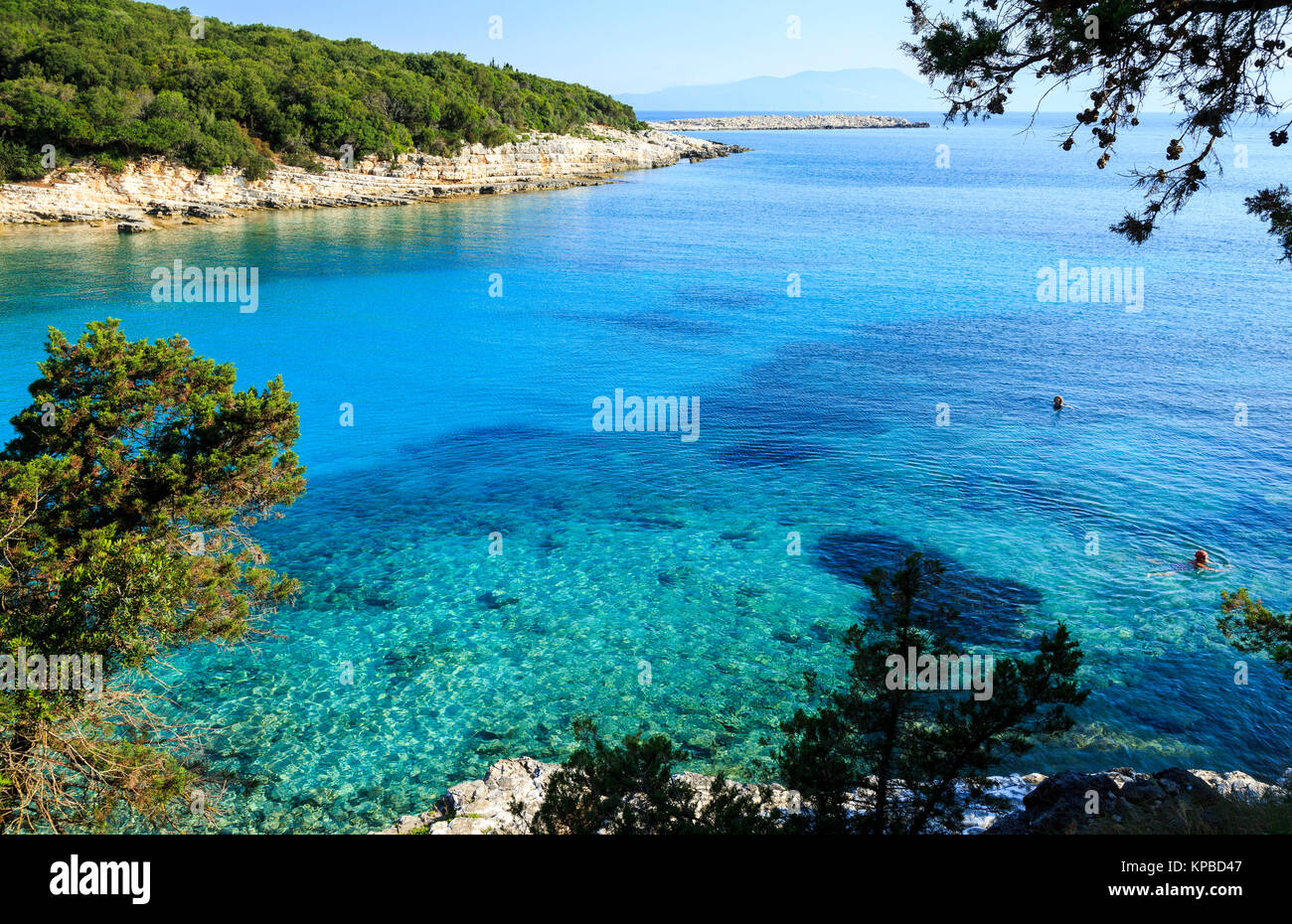 Emplisi Beach, Kefalonia, Greece Stock Photo - Alamy