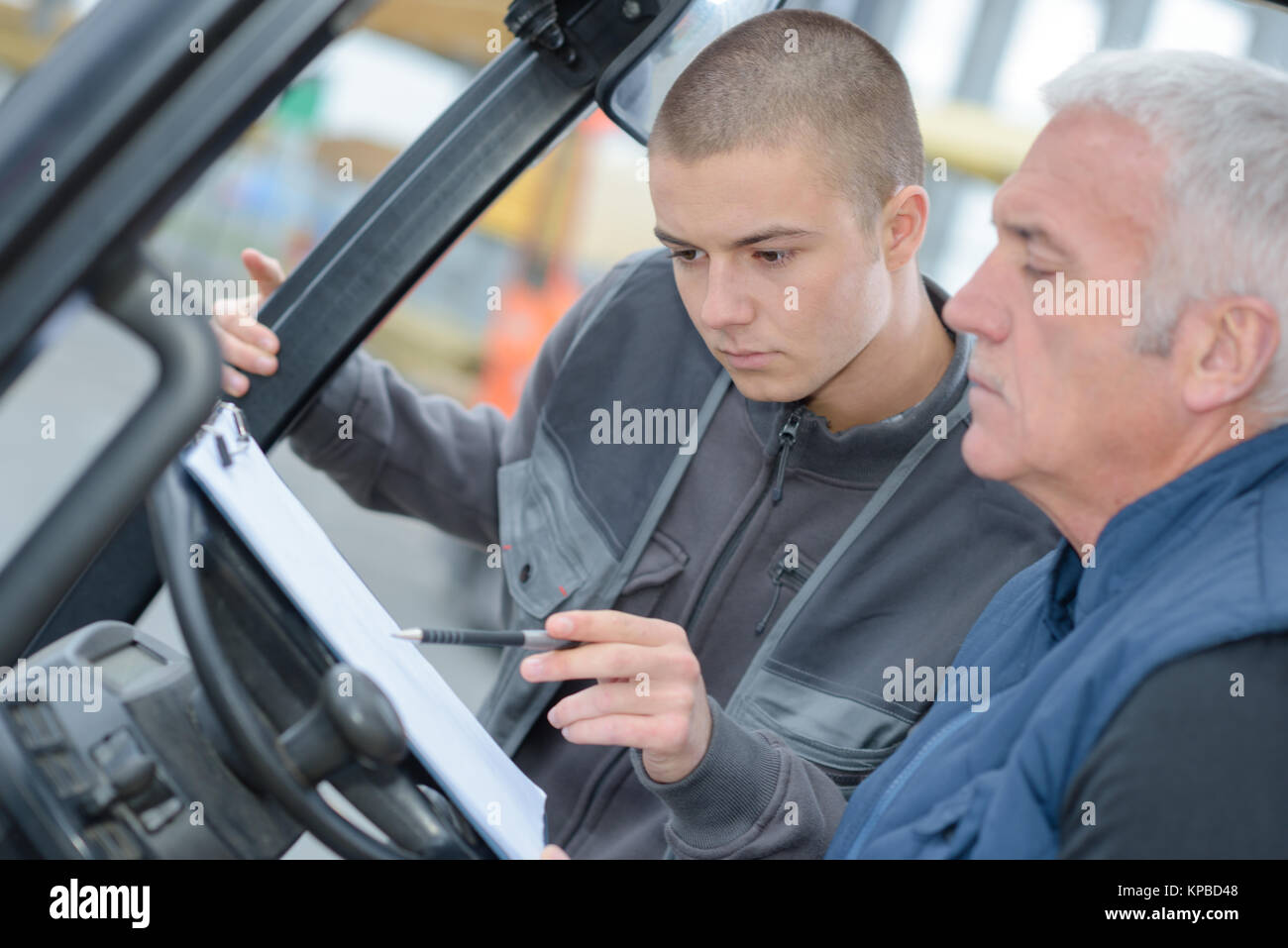 clarifying the orders Stock Photo - Alamy