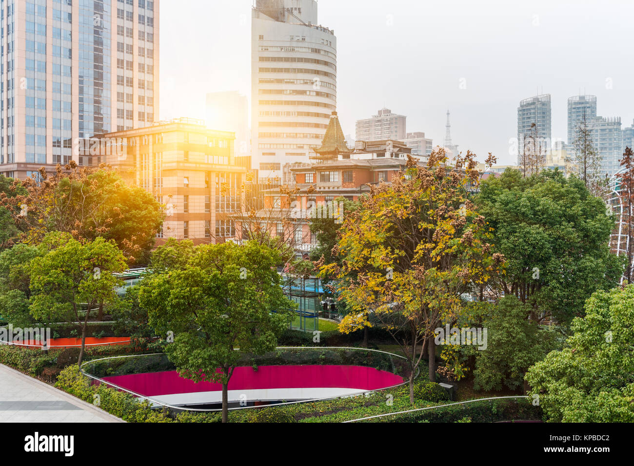 view of modern neighborhoods in China Stock Photo - Alamy