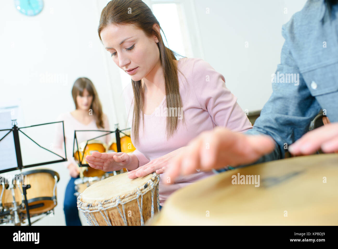 Percussion lesson hi-res stock photography and images - Alamy