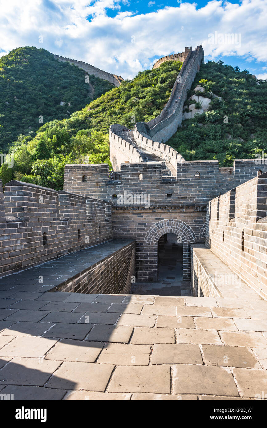 The Great Wall of China is a series of fortifications made of stone ...