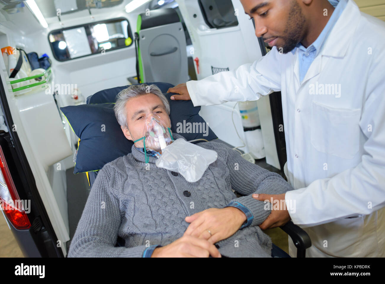breathing mask for the patient Stock Photo - Alamy