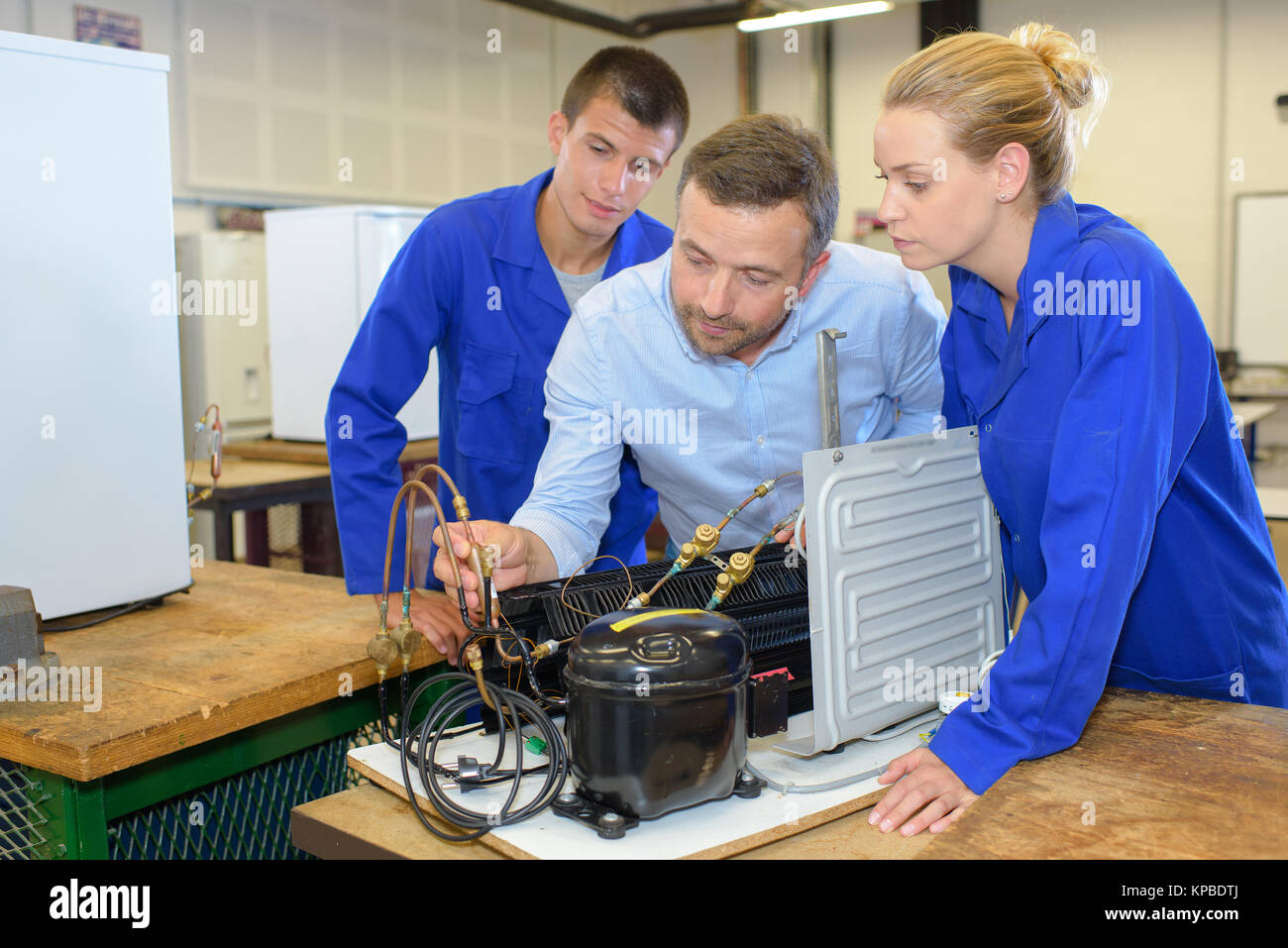 future electronic assembler Stock Photo - Alamy