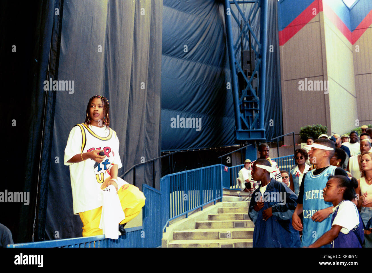 MOUNTAIN VIEW, CA - 1995: Da Brat performing at the KMEL ALL-Star ...