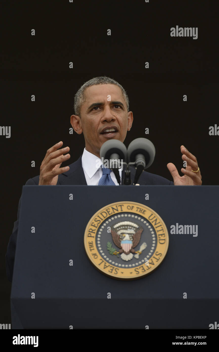 US President Barack Obama delivers remarks during the 'Let Freedom Ring ...